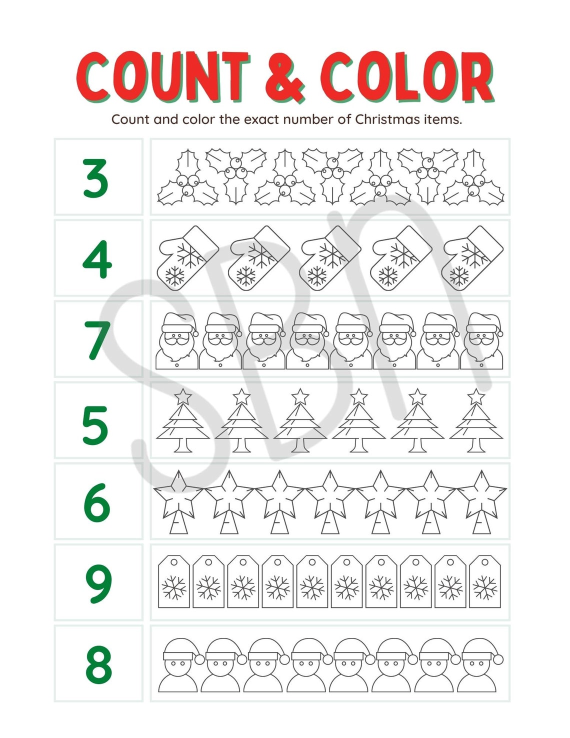 Kids' Christmas Activity Book Printable | Printable Christmas Coloring ...