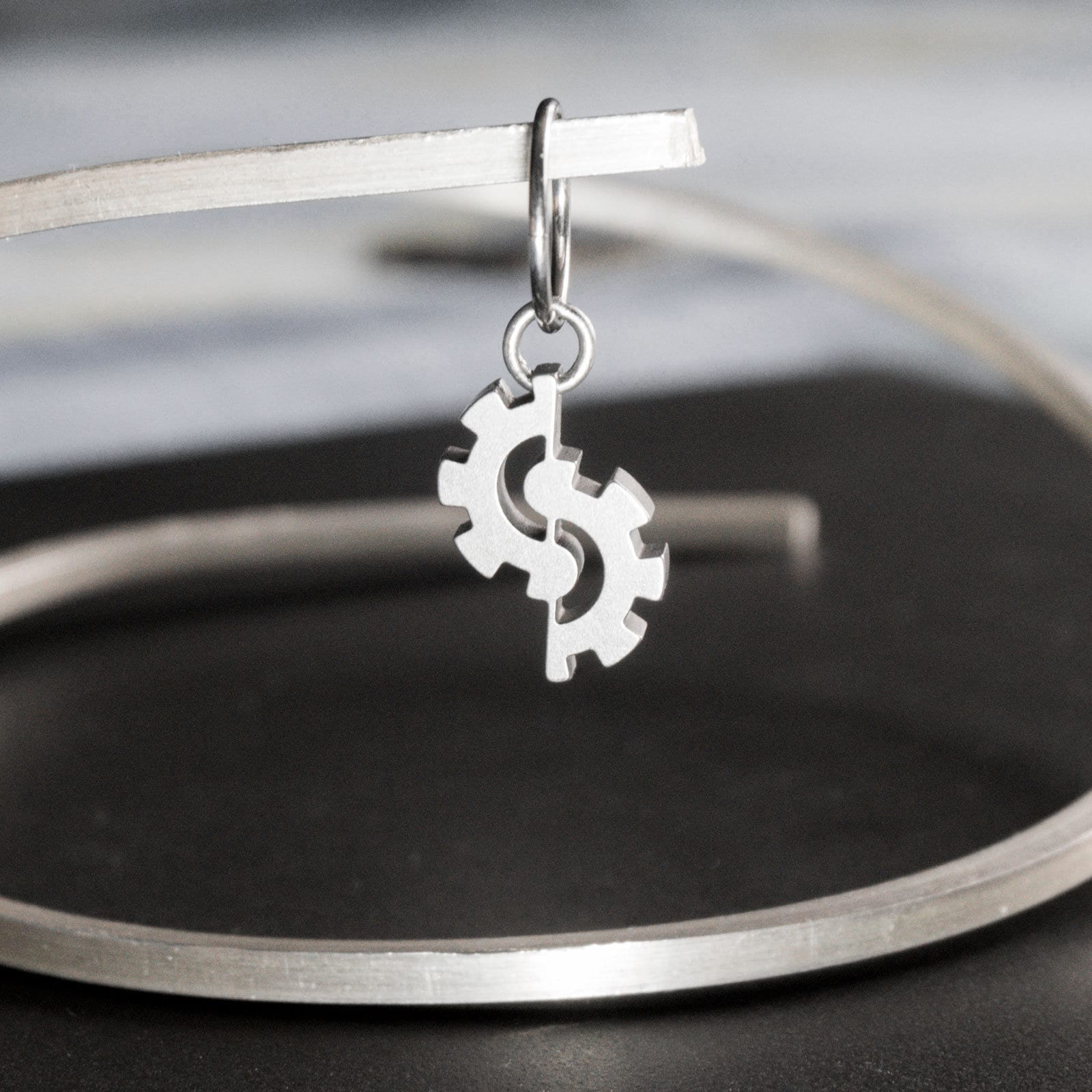 Vanitas Earring - Titanium - Etsy