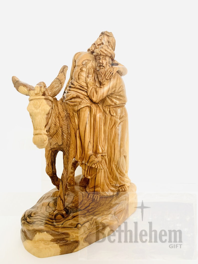 The Good Samaritan Olive Wood Hand Crafted - Etsy