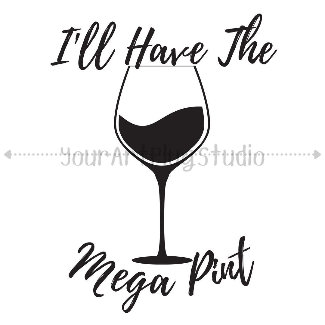 Mega Pint Graphic 2 Versions PNG, JPG, SVG - Etsy Australia