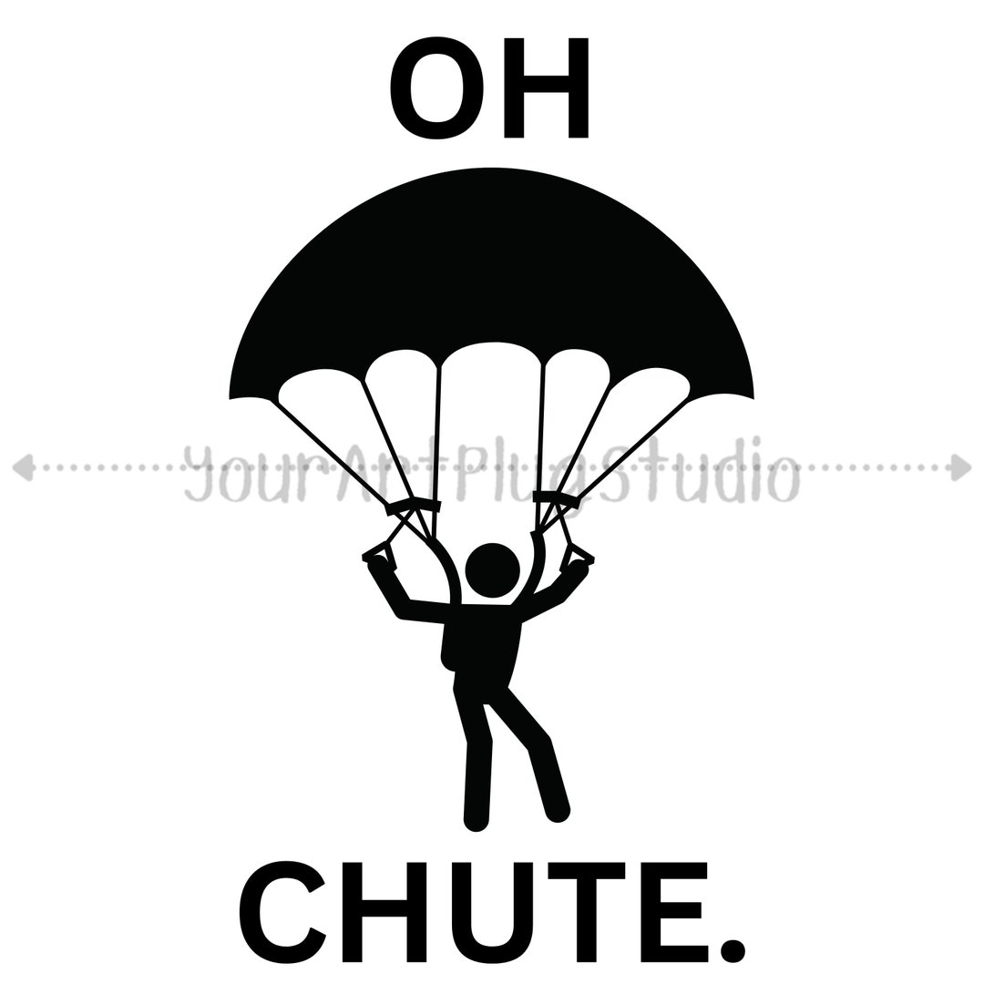 Oh Chute. | 4 Image Design Bundle | PNG, JPG, SVG } Digitals - Etsy