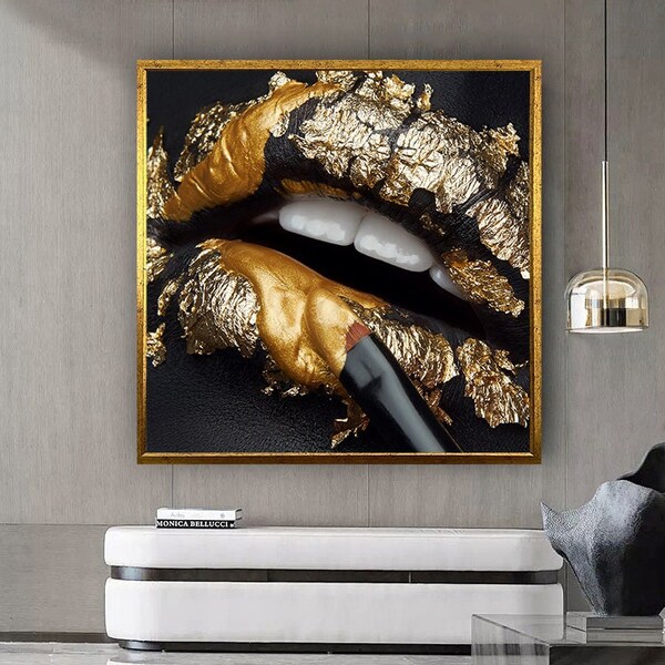 Lips Painting - Etsy