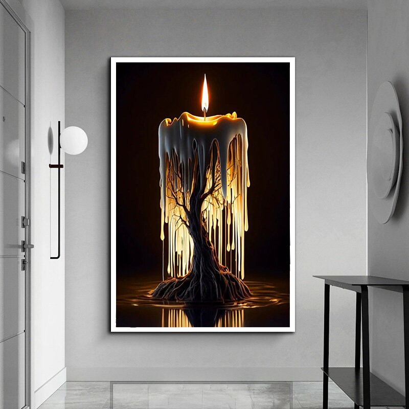 Melting Candle Art