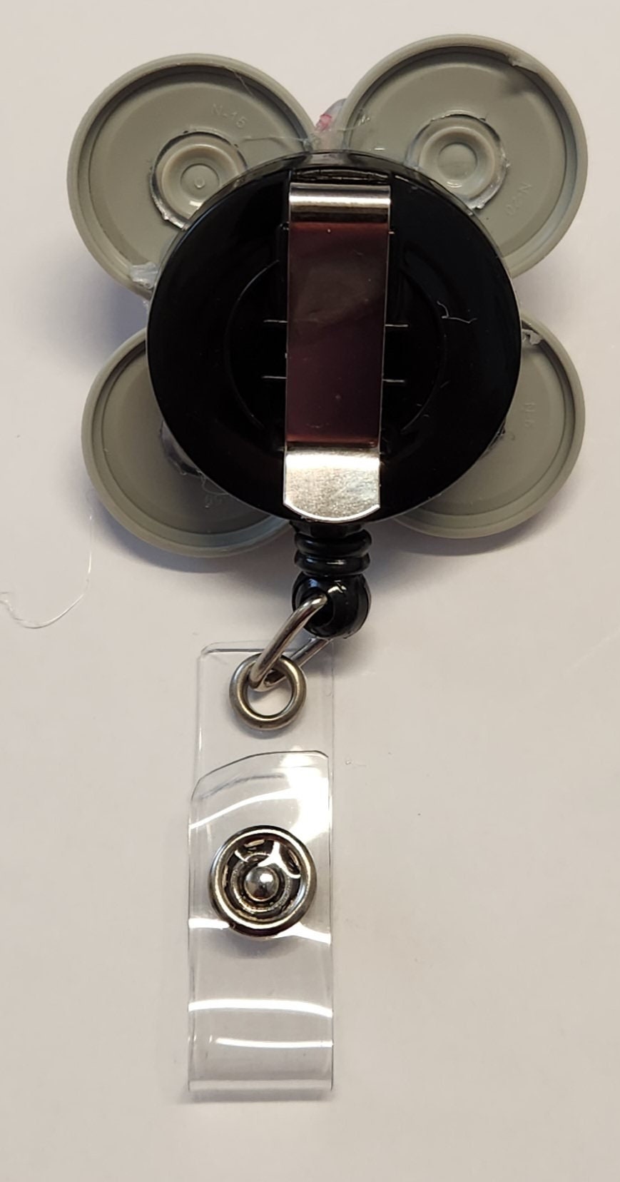 Badge Reel Fox Medication Vial Top - Etsy