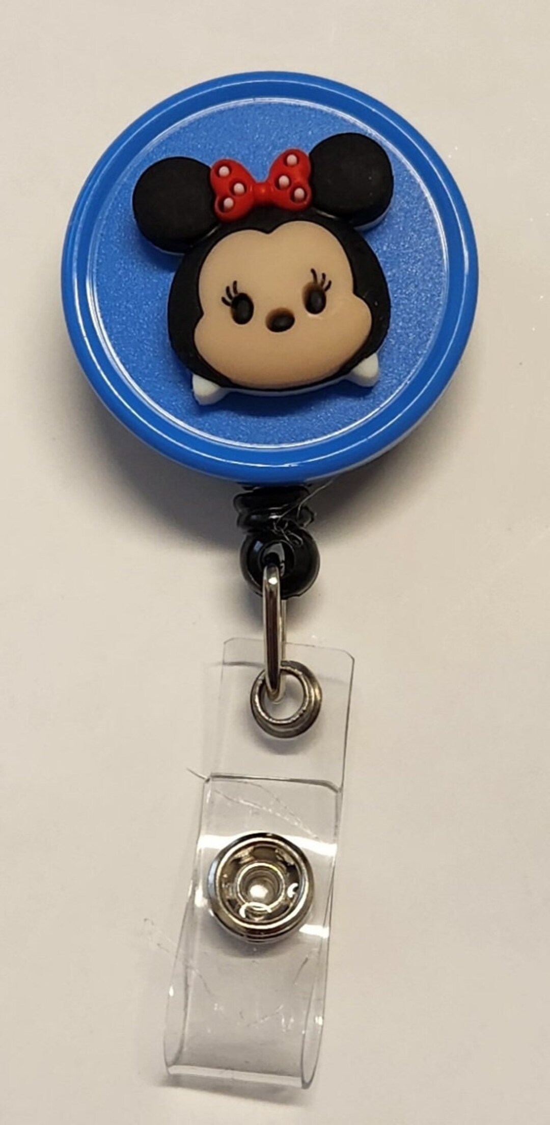 Badge Reel Baby Minnie Mouse Medication Vial Top - Etsy