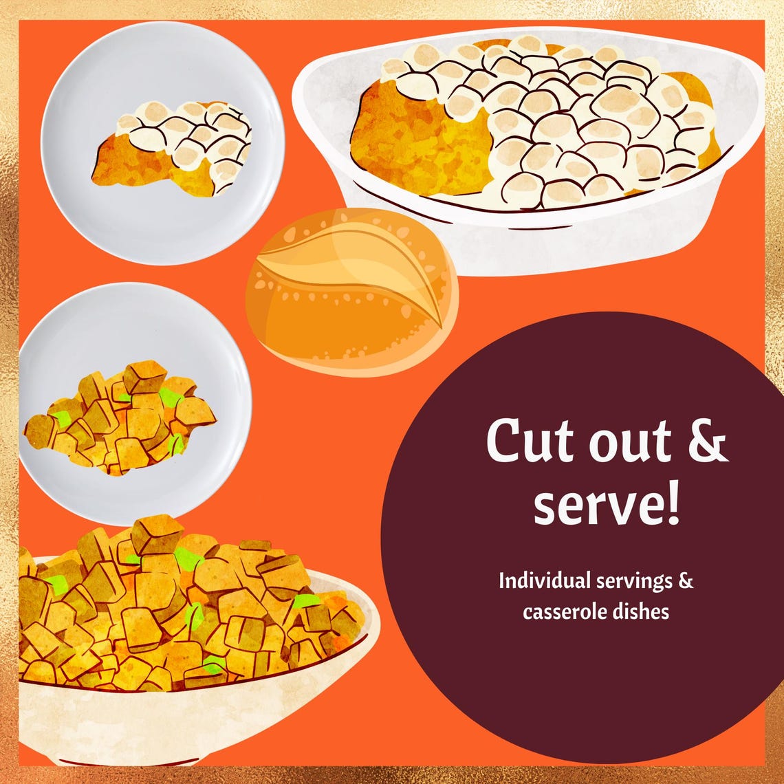 My Thanksgiving Dinner | Printable Play Food | Thanksgiving Holiday ...