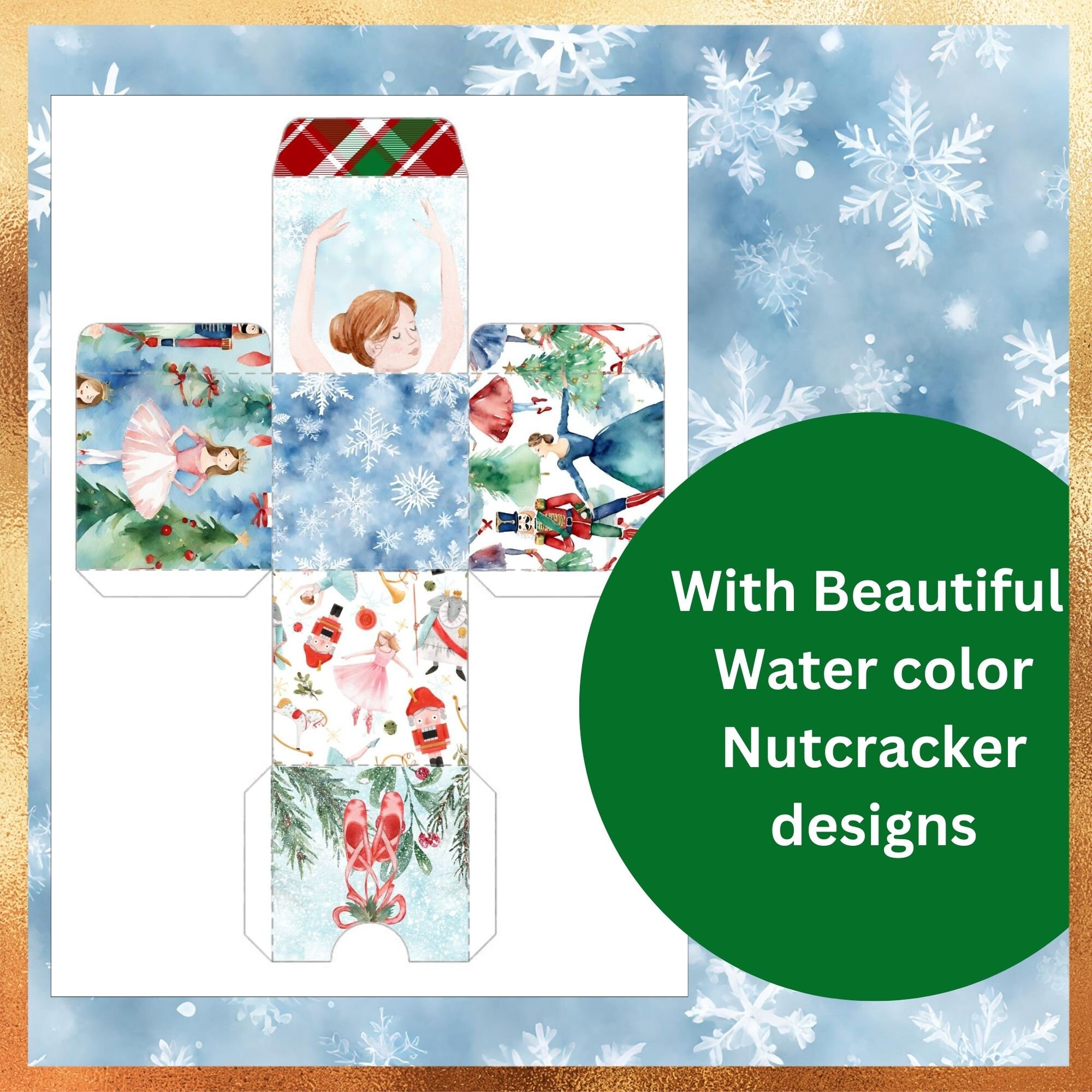 Ballerina Stacking Gift Boxes Printable Instant Download - Etsy