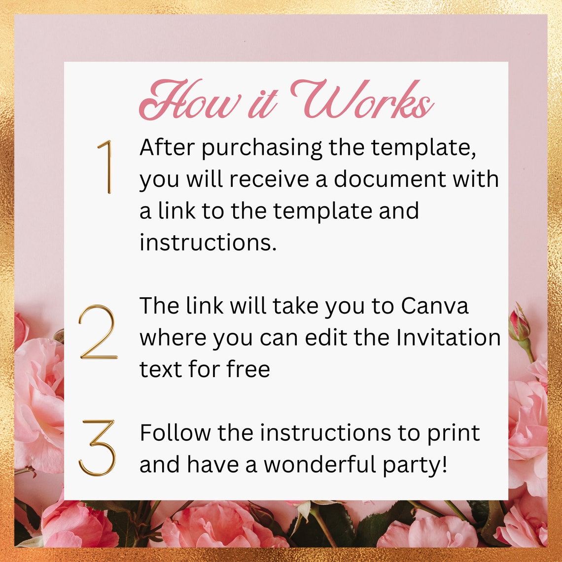Tea With the Bride to Be Invitation | Printable Canva Template | Bridal ...