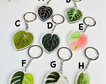 Leaf Keychain - Etsy