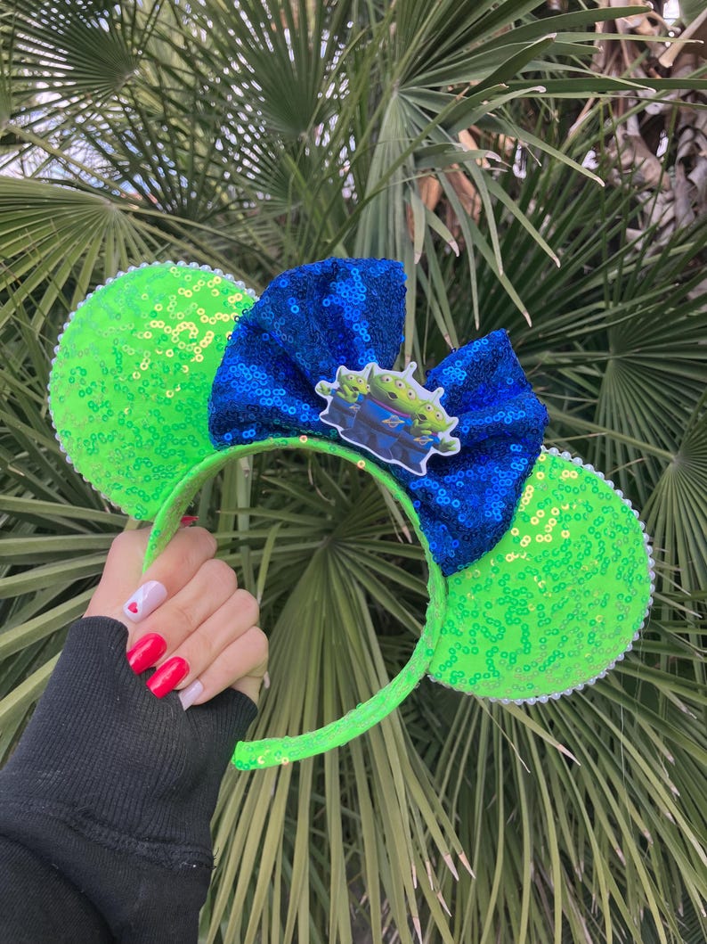 Disney’s Pixar Toy Story Alien Minnie Mouse Ears Headband - Etsy
