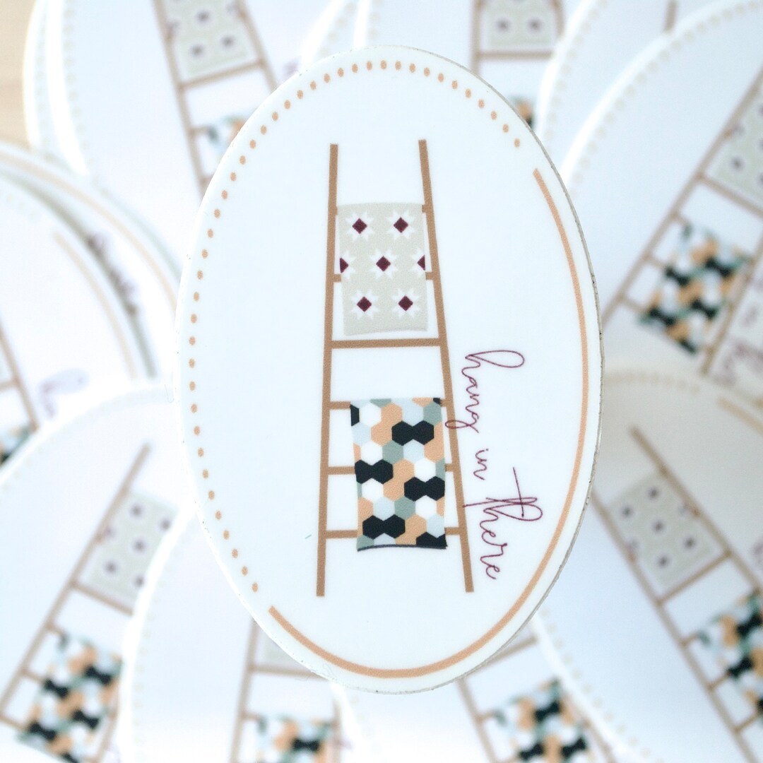 Quilt Ladder Sticker, Sewing Sticker, Blanket Ladder, Sewist Gift ...