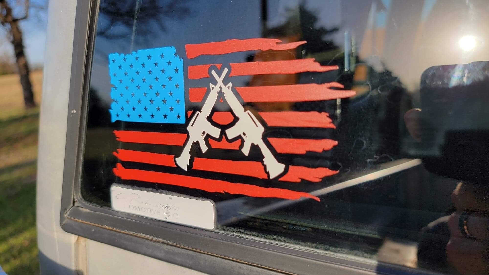American Flag Decal 2nd Amendment Decal Let's Go Brandon - Etsy