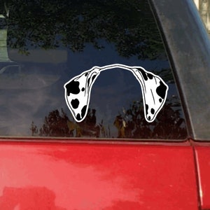 Dalmatian Dog Ear Decal, Dog Mom Sticker, Mom Gifts, Dad Gifts, Dog Dad ...