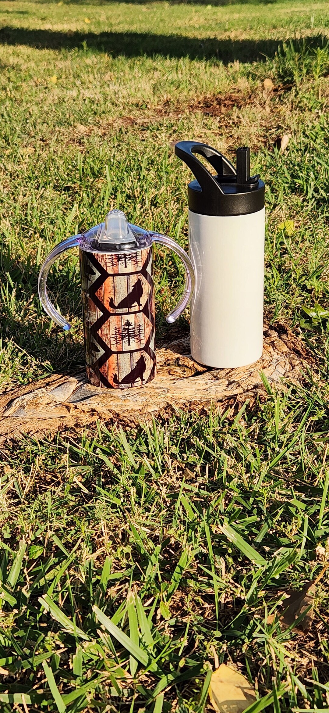 Rustic Forest Sippy Cup Woodland Animal Sippy Cup Kids Sippy - Etsy