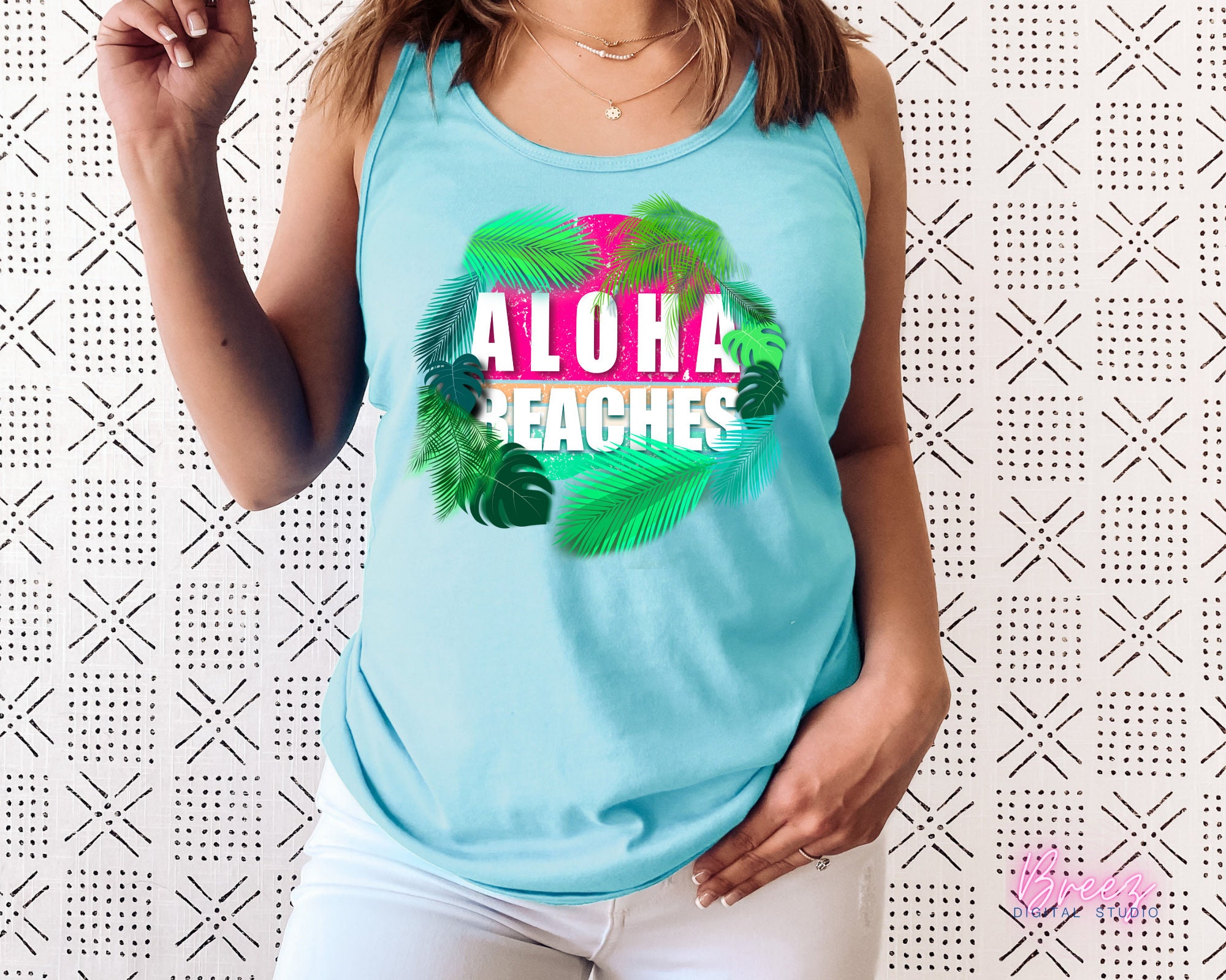 Aloha Beaches Png, Aloha Png, Tropical Leaves Design, Summer ...