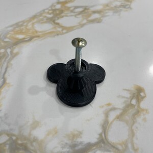 Mickey Knob | Kitchen Cabinet Door/drawer Pull | Bathroom Vanity Door/drawer Pull - Etsy