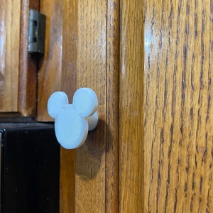 Mickey Knob | Kitchen Cabinet Door/drawer Pull | Bathroom Vanity Door/drawer Pull - Etsy