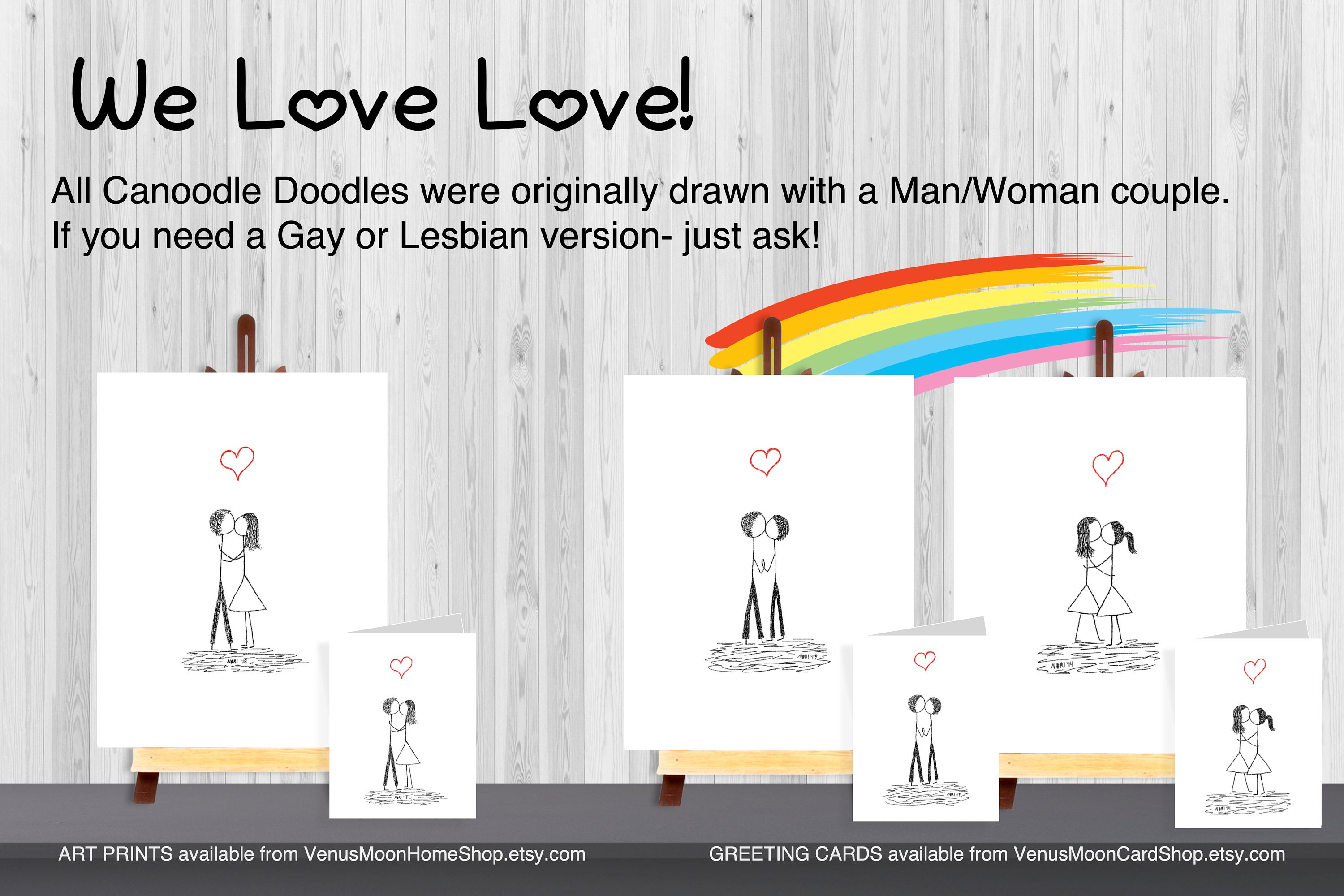 Canoodle Doodles No. 24 Golden Gate Bridge Couple With Baby Version ...