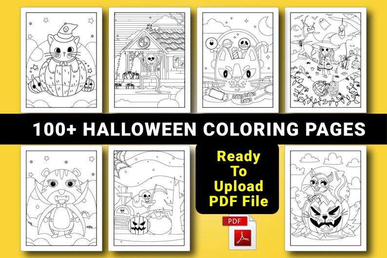 100 Kids’ Halloween Coloring Pages & Activities for Children! Coloring ...