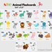 Animal Alphabet Flash Cards ABC Animal Flash Cards Alphabet Cards ...