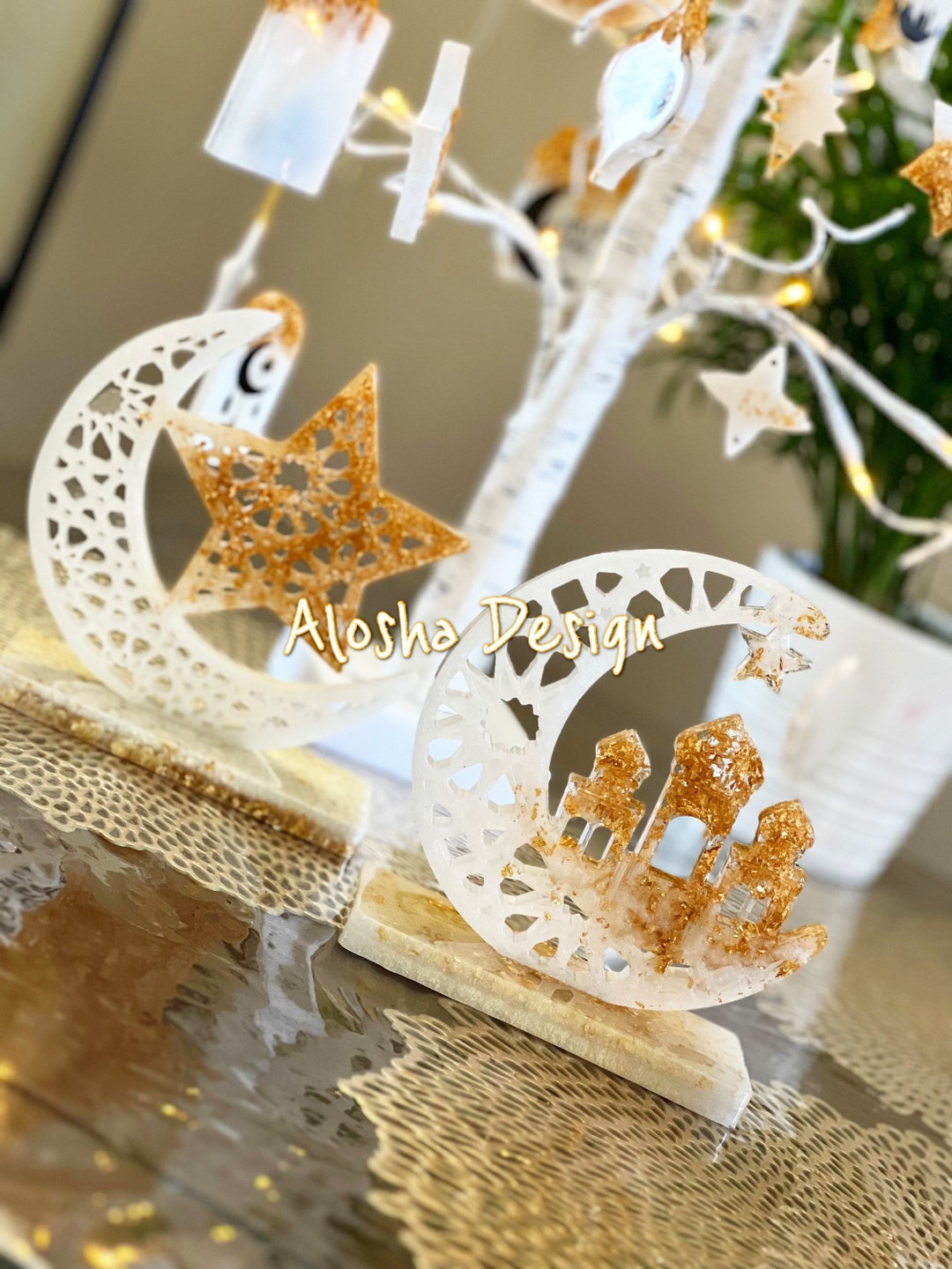 Ramadan Table Sign | Ramadan Table Decor | Resin Ramadan Decor ...