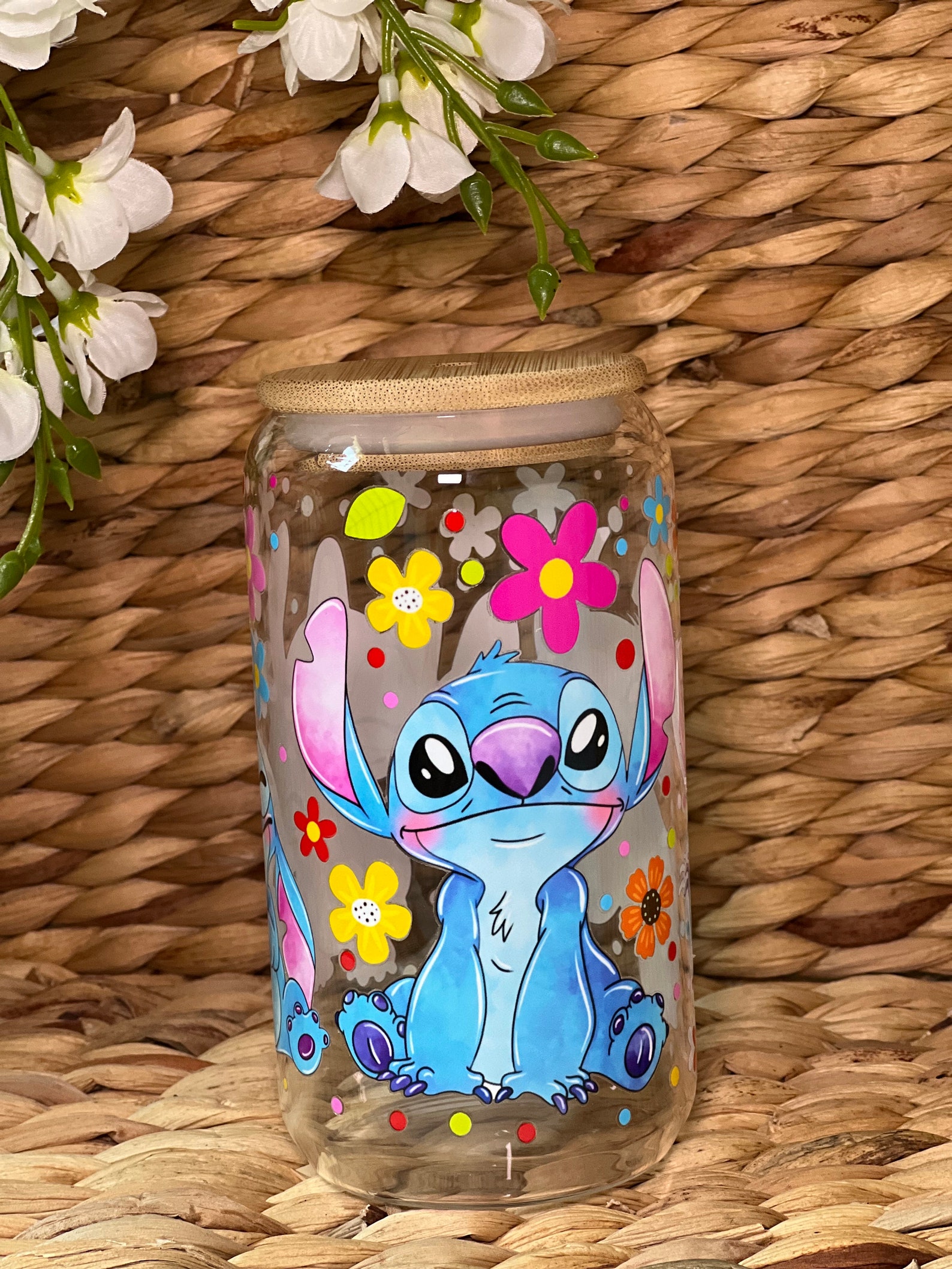 Stitch Coffee Glass | Stitch Cup | Stitch Driking Glass | Stitch Cup ...