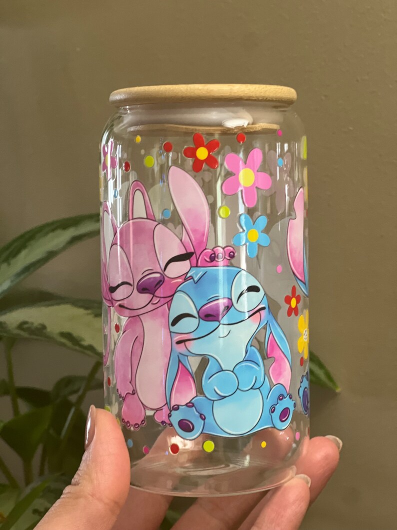 Stitch Coffee Glass | Stitch Cup | Stitch Driking Glass | Stitch Cup ...