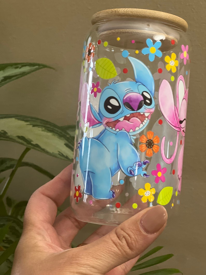 Stitch Coffee Glass | Stitch Cup | Stitch Driking Glass | Stitch Cup ...