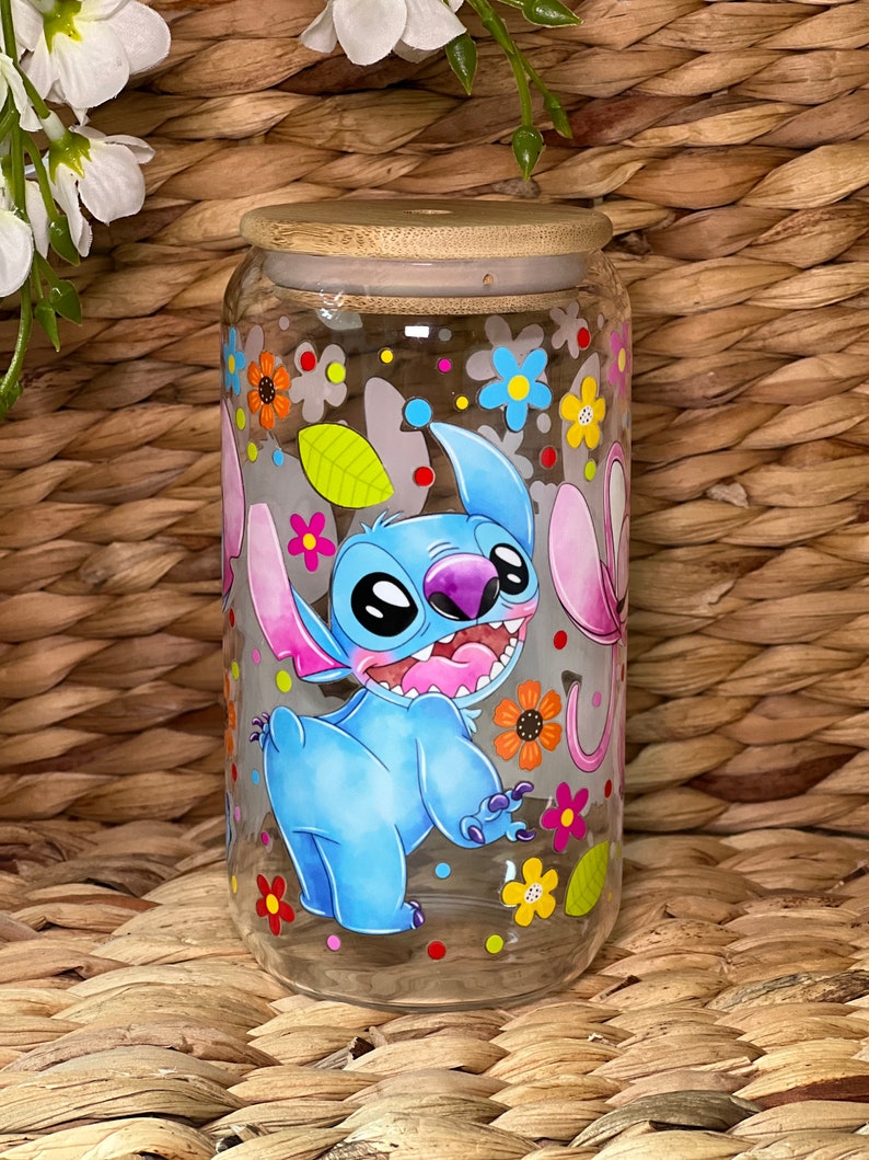 Stitch Coffee Glass | Stitch Cup | Stitch Driking Glass | Stitch Cup ...