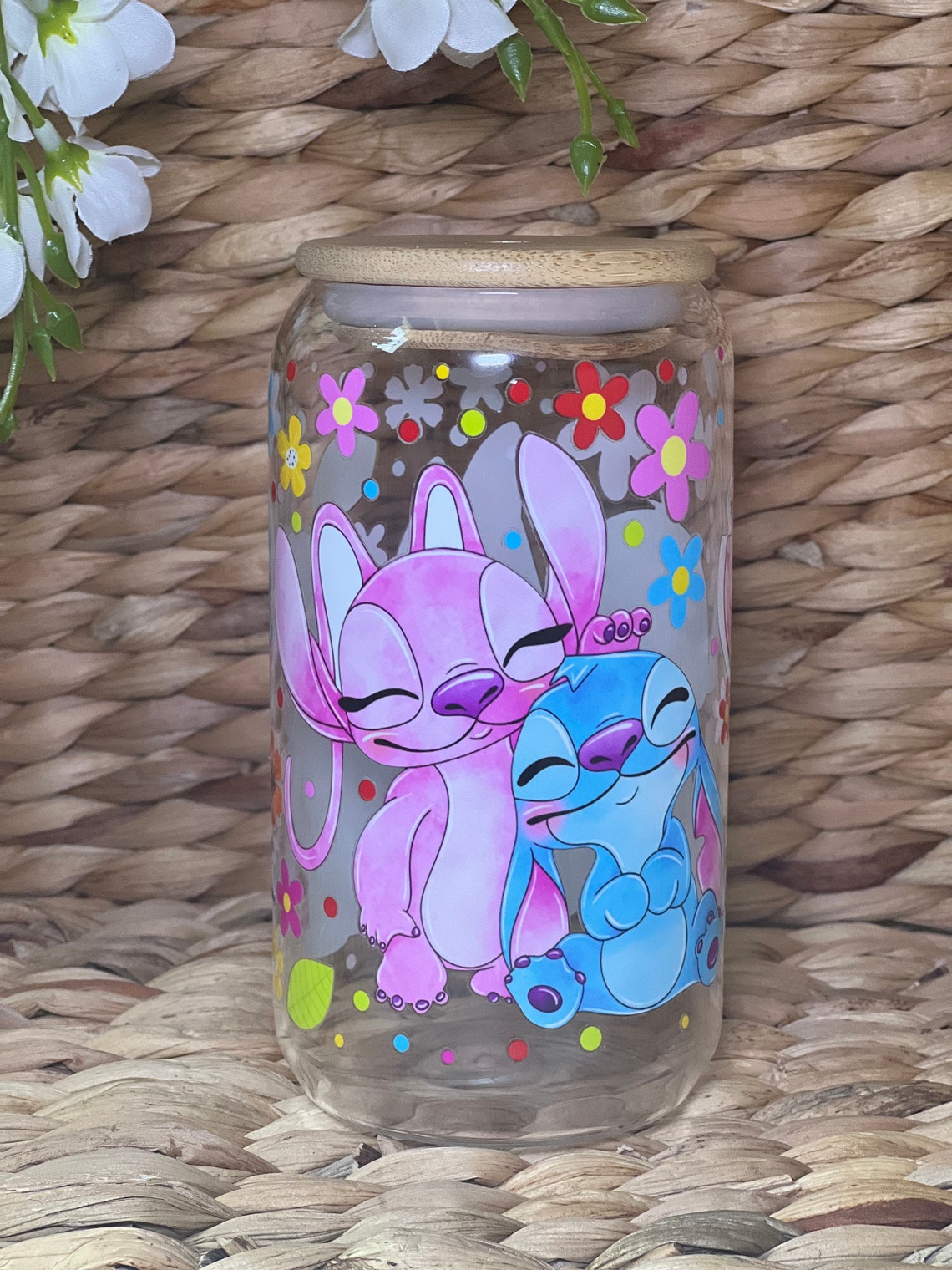 Stitch Coffee Glass | Stitch Cup | Stitch Driking Glass | Stitch Cup ...