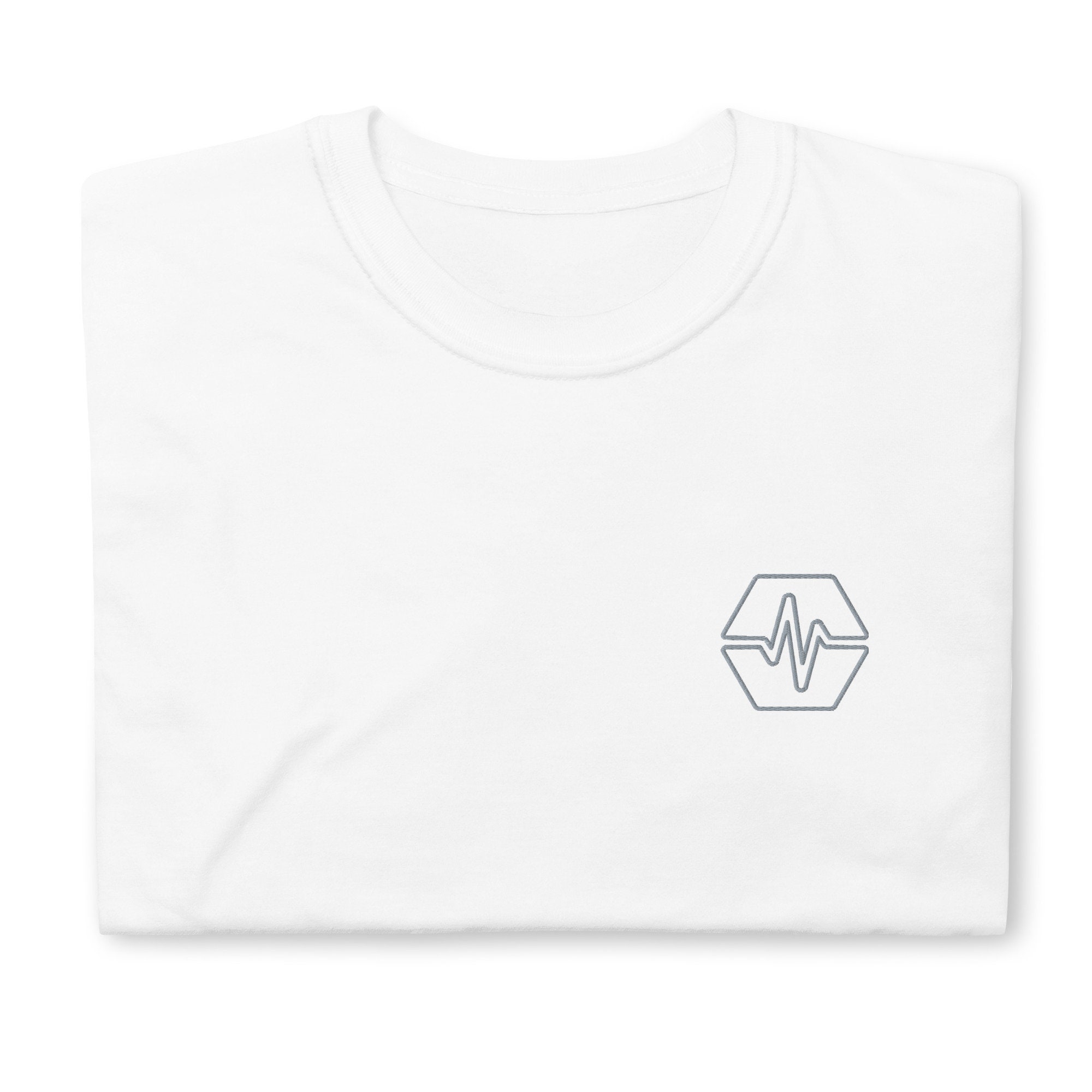 Pulse Tee Embroidered Pulse Wire Frame Pulse Chain Tee Hexican Subtle ...