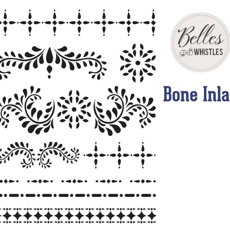 Bone Inlay Stencil - Etsy
