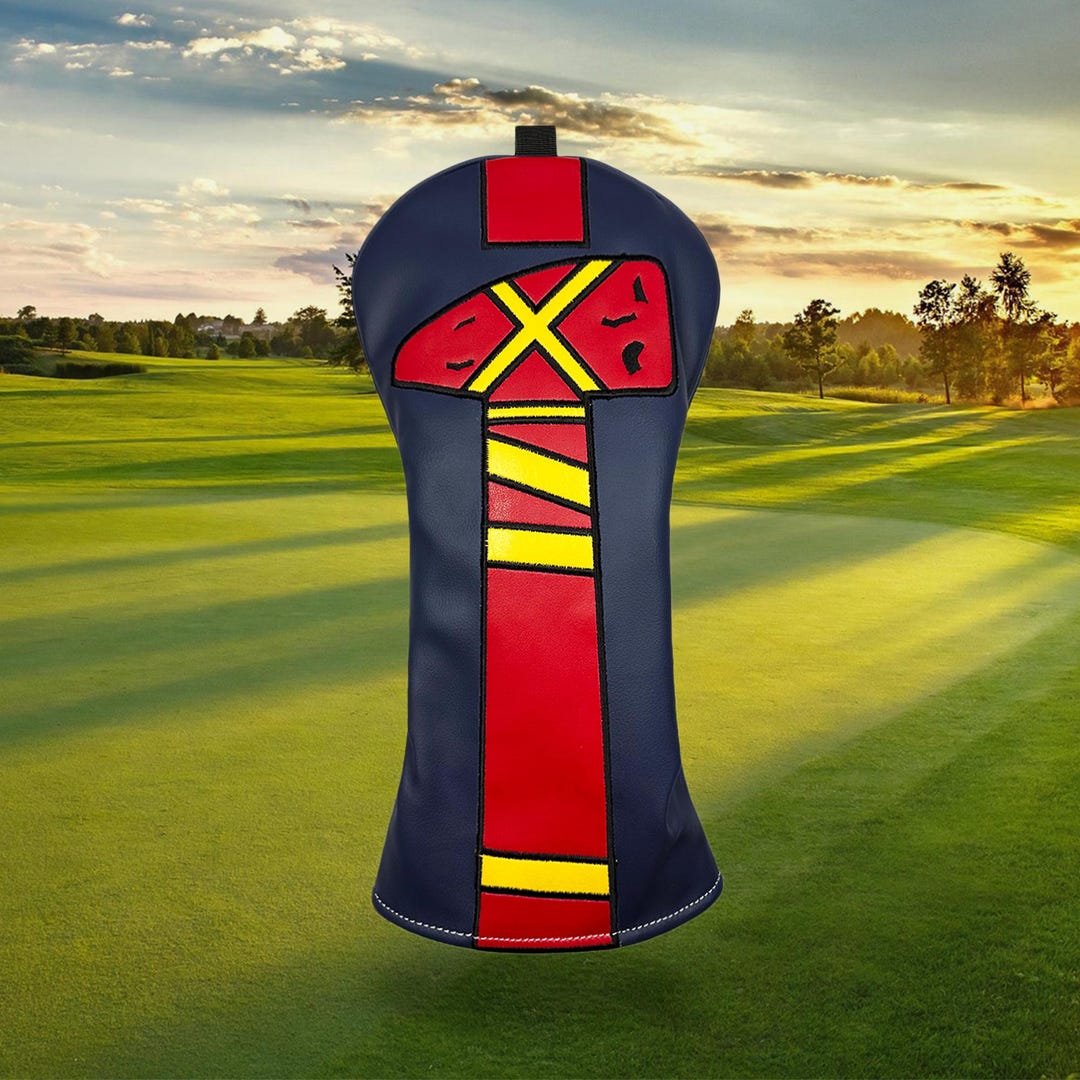 Atlanta Baseball Inspired Golf Driver Headcover: Red & Navy Tomahawk ...