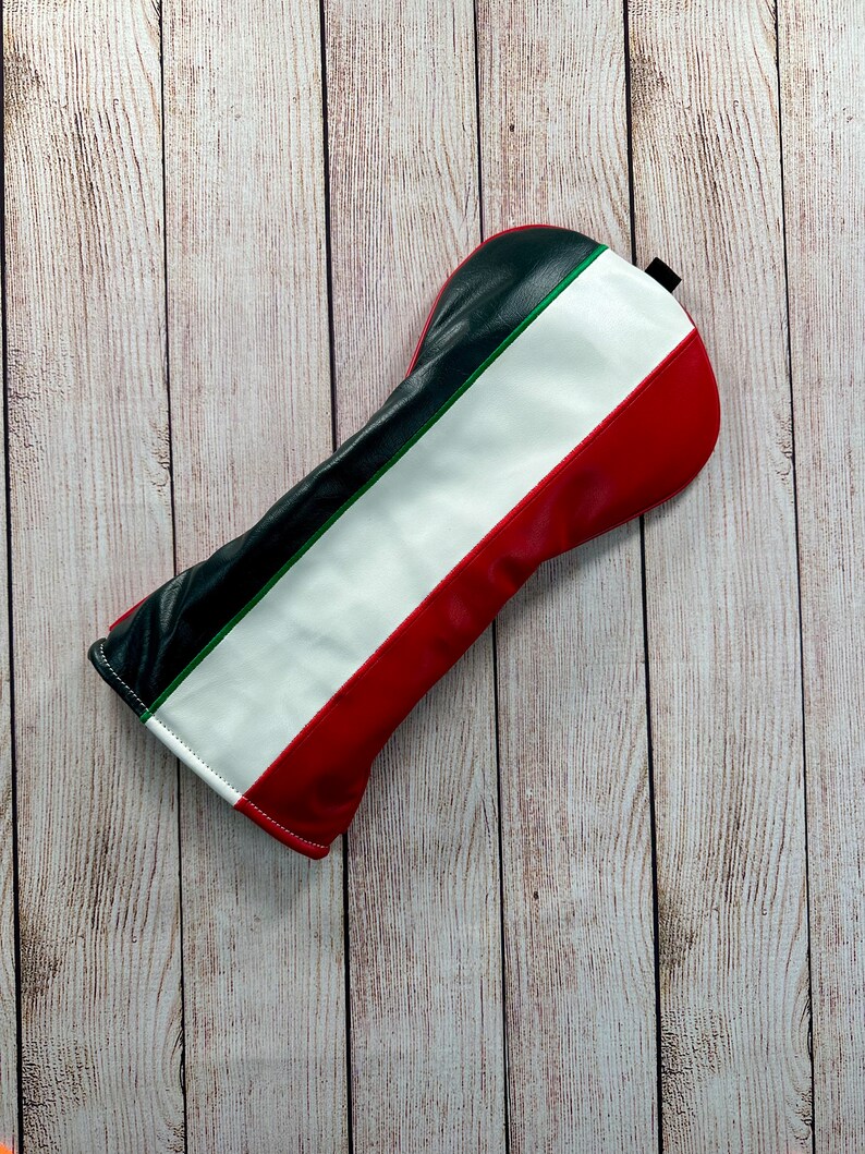 Italian Flag Golf Headcover Tricolour Flag Driver Headcover Golf Gift ...