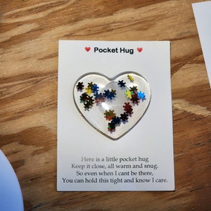 Pocket Hug Heart Autism Awareness - Etsy