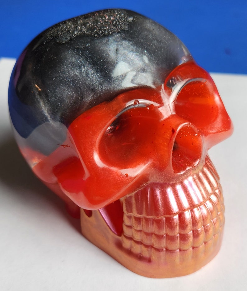 Resin Snow Globe Skull - Etsy