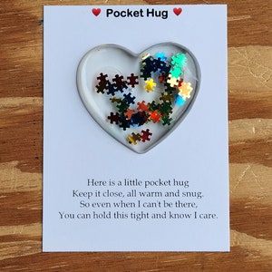 Pocket Hug Heart Autism Awareness - Etsy