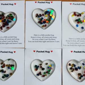 Pocket Hug Heart Autism Awareness - Etsy