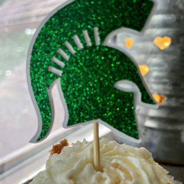 White Cupcake Topper - Etsy