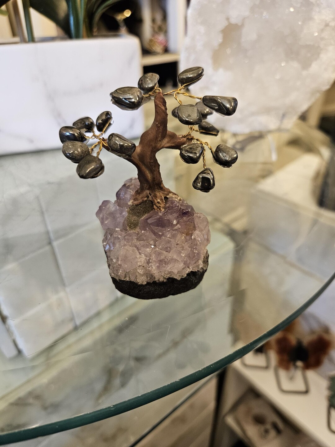 Hematite Tree, Tree of Life, Hematite Stone, Healing Crystal, Home ...