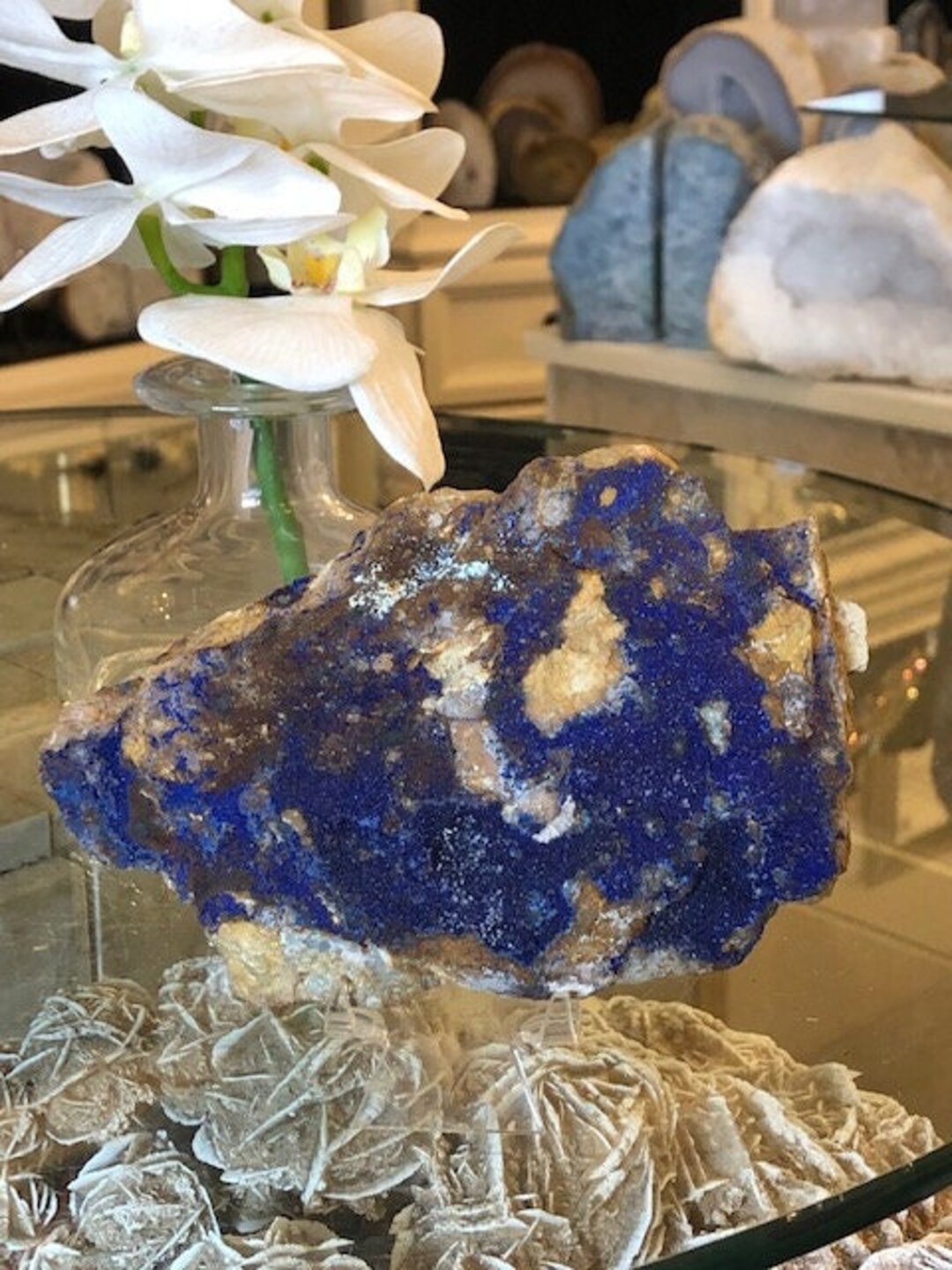 Azurite, Healing Crystal, Home Decor, Gift (3/23-002) - Etsy