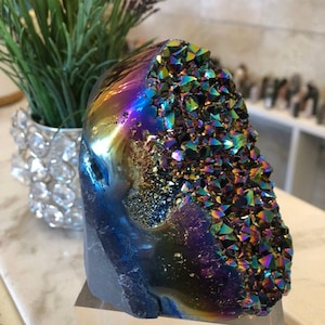 Titanium, Rainbow Titanium, Amethyst Titanium, Titanium Aura Quartz ...