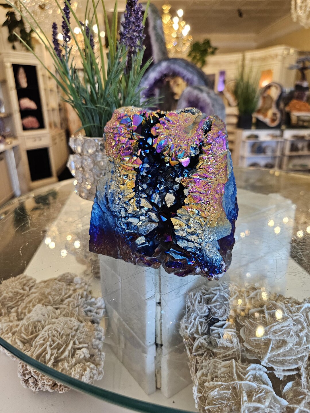 Rainbow Titanium, Titanium Amethyst,titanium Aura Quartz, Healing ...