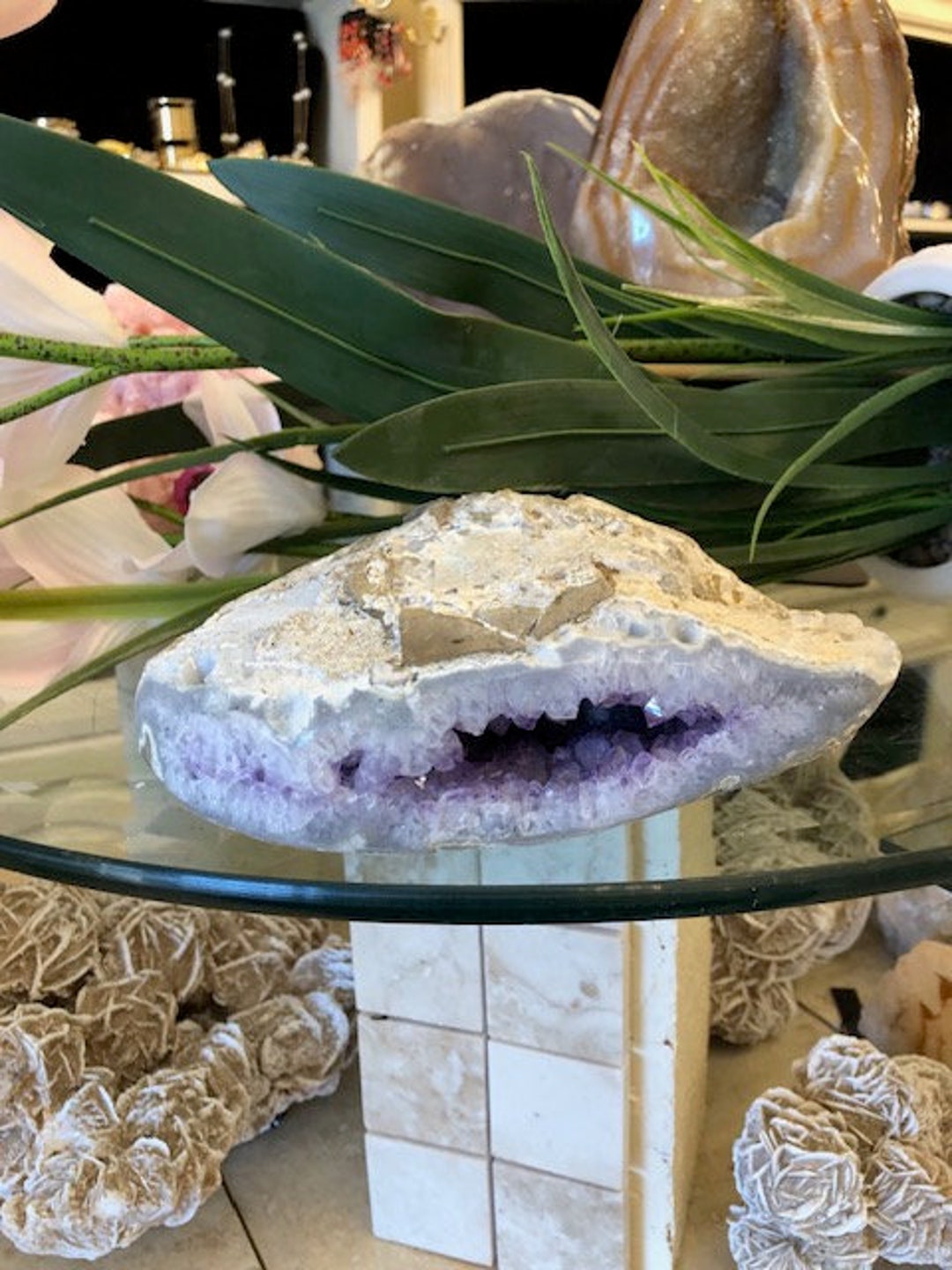 Amethyst Geode, Healing Crystal, Home Decor, Gift 4/23-007 - Etsy