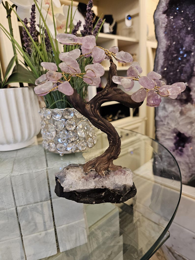 Amethyst Tree, Amethyst Base, Tree of Life, Healing Crystal, Home Decor ...