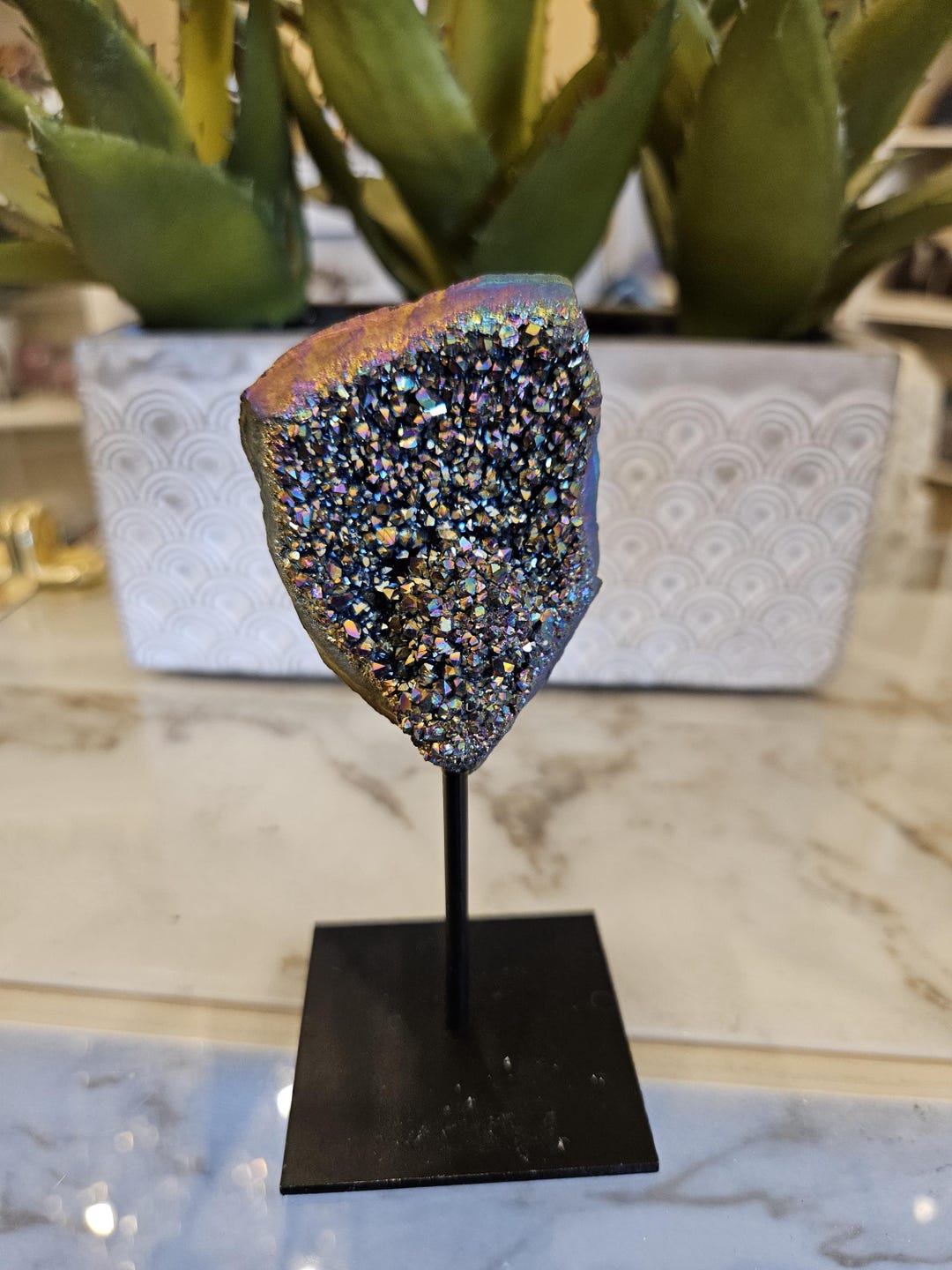 Rainbow Titanium, Titanium Amethyst,titanium Aura Quartz, Healing ...