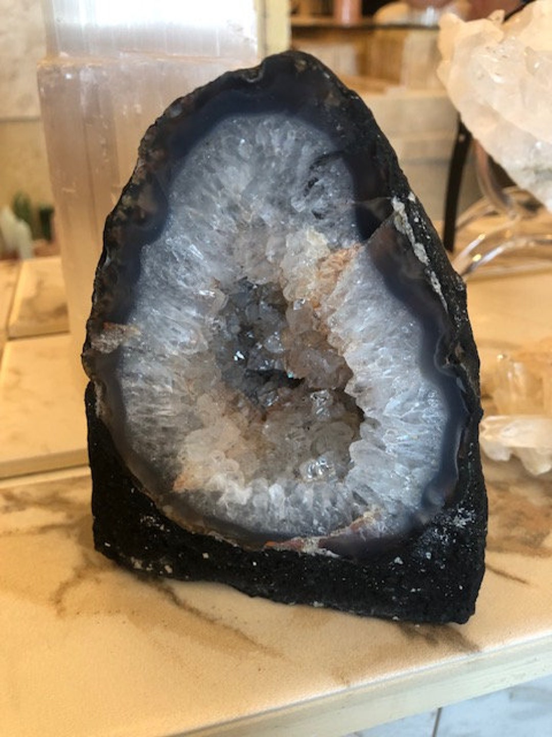 Agate Geode, Amethyst Geode, Crystal Cave, Healing Crystal, Home Decor ...