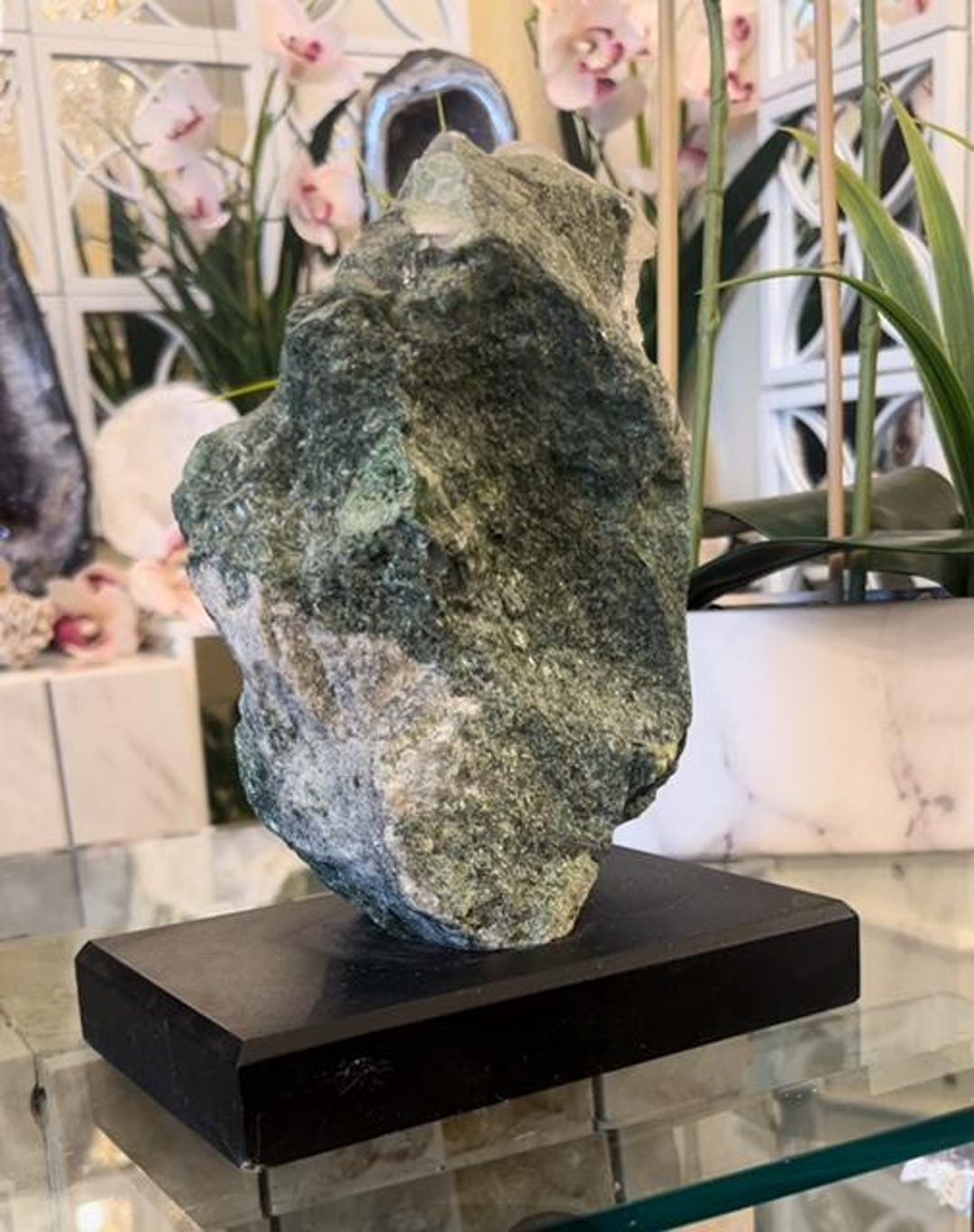 Diopside Specimen, Raw Diopside, Green Diopside Crystal, Chrome ...