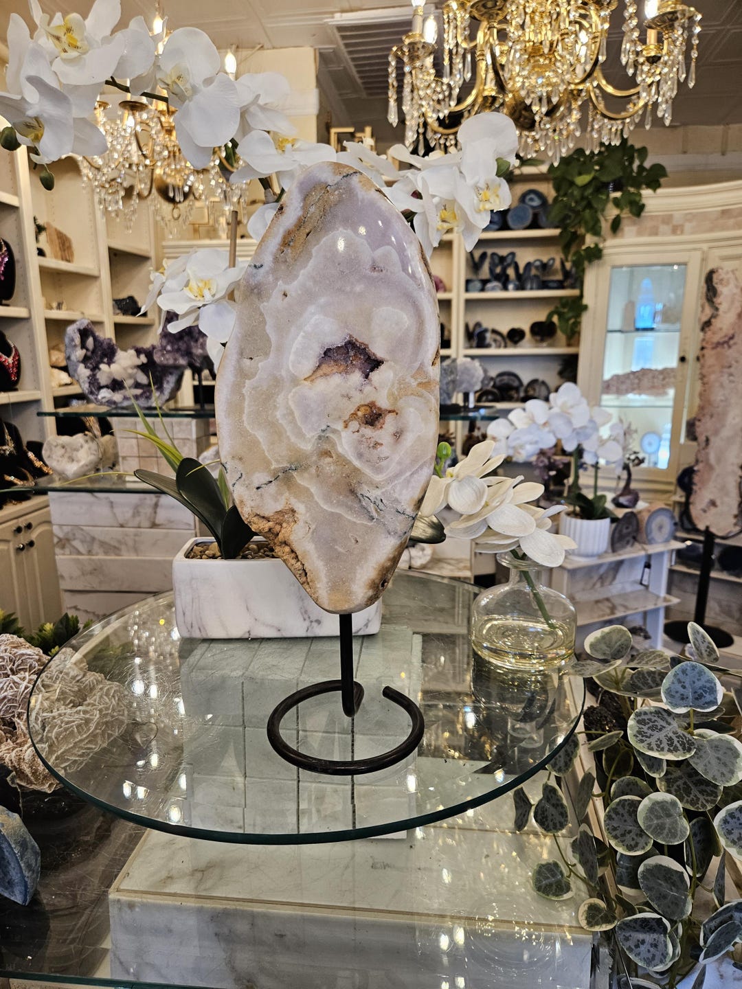 Pink Amethyst, Slab, Healing Crystal, Home Decor, Gift (138) - Etsy