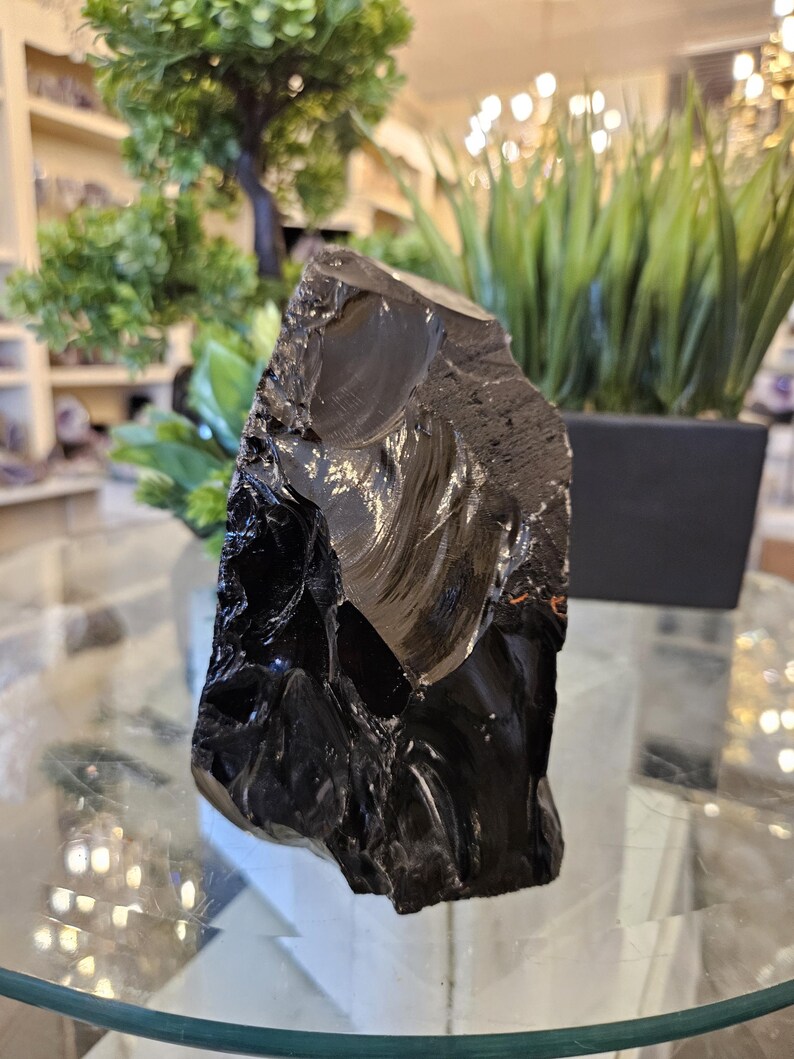 Obsidian Chunk, Obsidian, Black Obsidian, Healing Stone, Home Decor ...